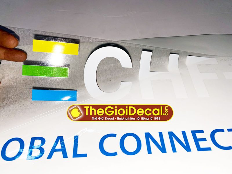 Cách in chữ trắng lên decal trong suốt - Thế Giới Decal